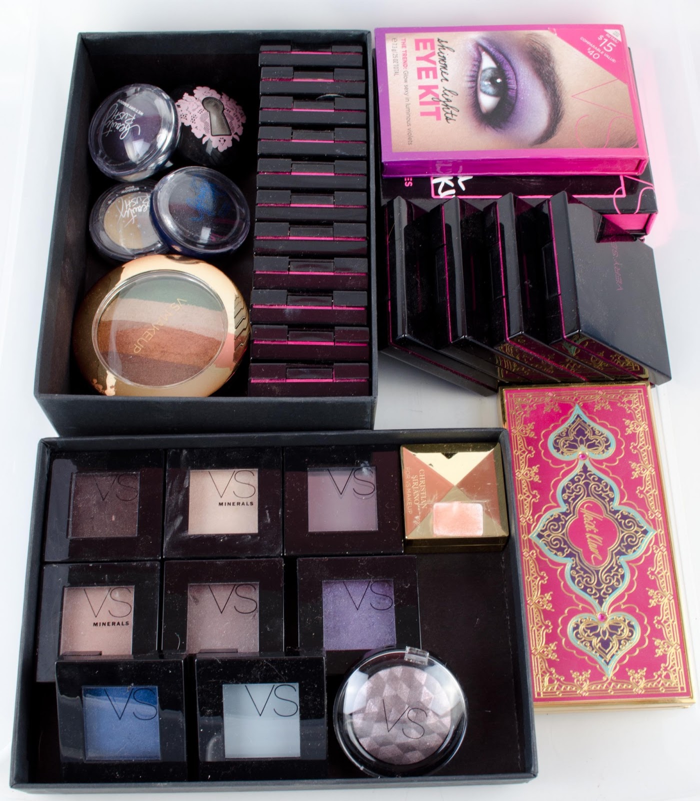 Valentine Kisses: My Makeup Collection & Organization: pics & video!