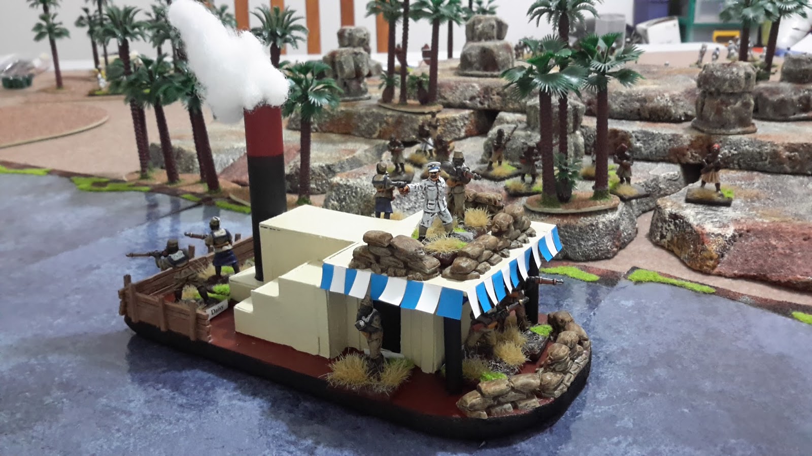 Hugo Throbbington: African Colonial Wargames 28mm Riverboat
