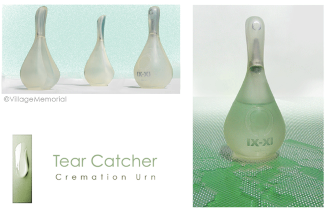 Village Memorial: Tear Catcher Cremation Urn