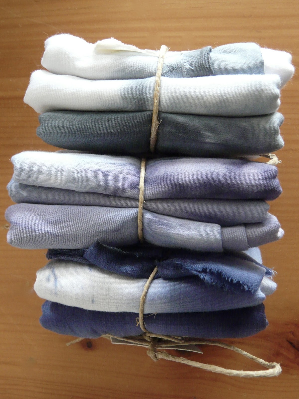 all*over*print: blue simple scarfs