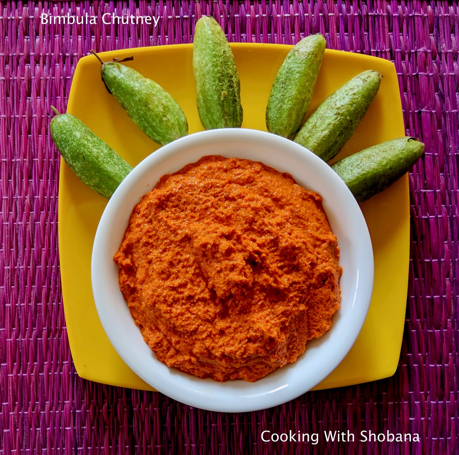 Cooking With Shobana : BIMBULA CHUTNEY