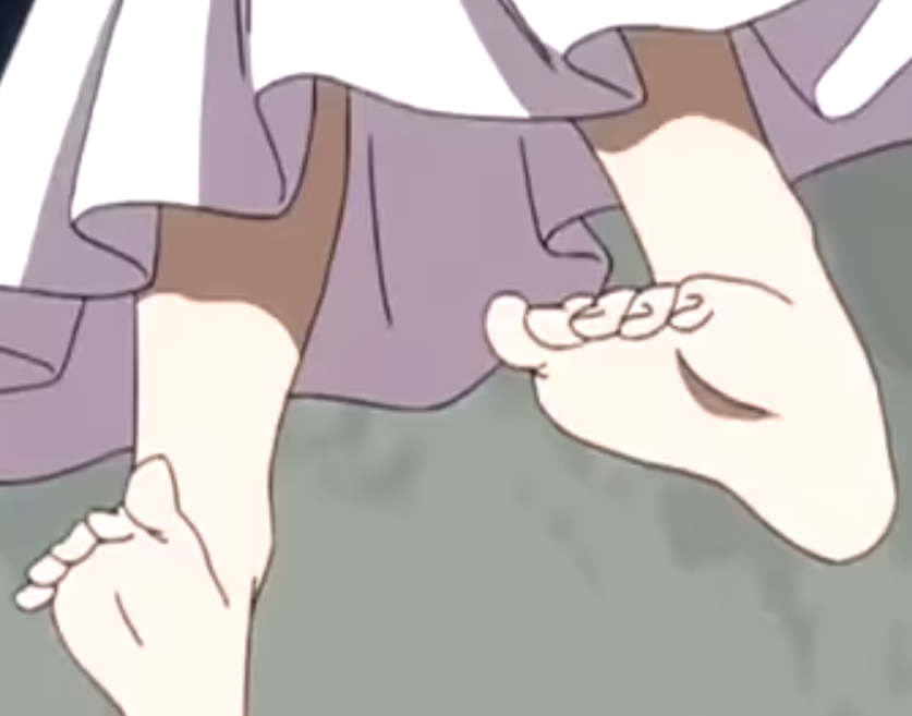 Anime Feet: Fairy Tail: Mavis Vermilion close-up shots