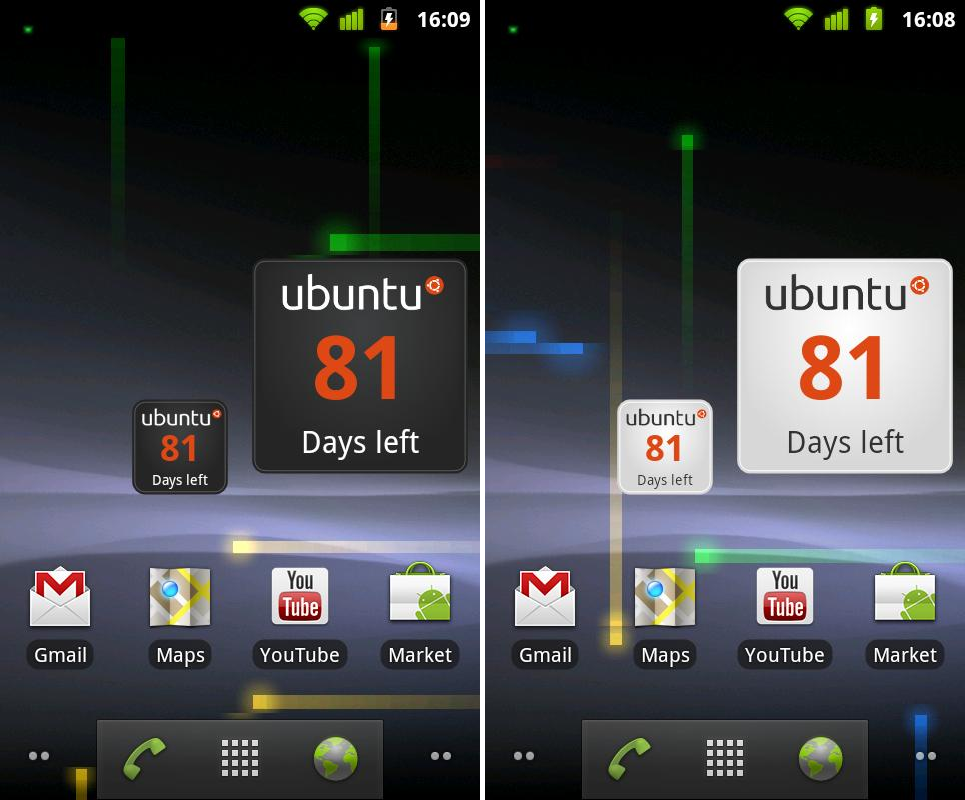 Ubuntu Simples: Ubuntu 11.10, widgets de contagem regressiva