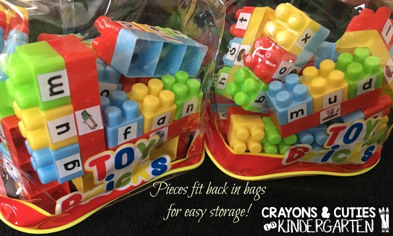 Crayons & Cuties In Kindergarten: Time to Build CVC Words!
