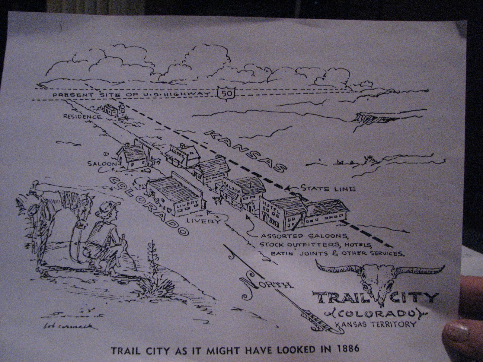 Dead towns of Kansas: Kansas/Colorado Ghost town: Trail City