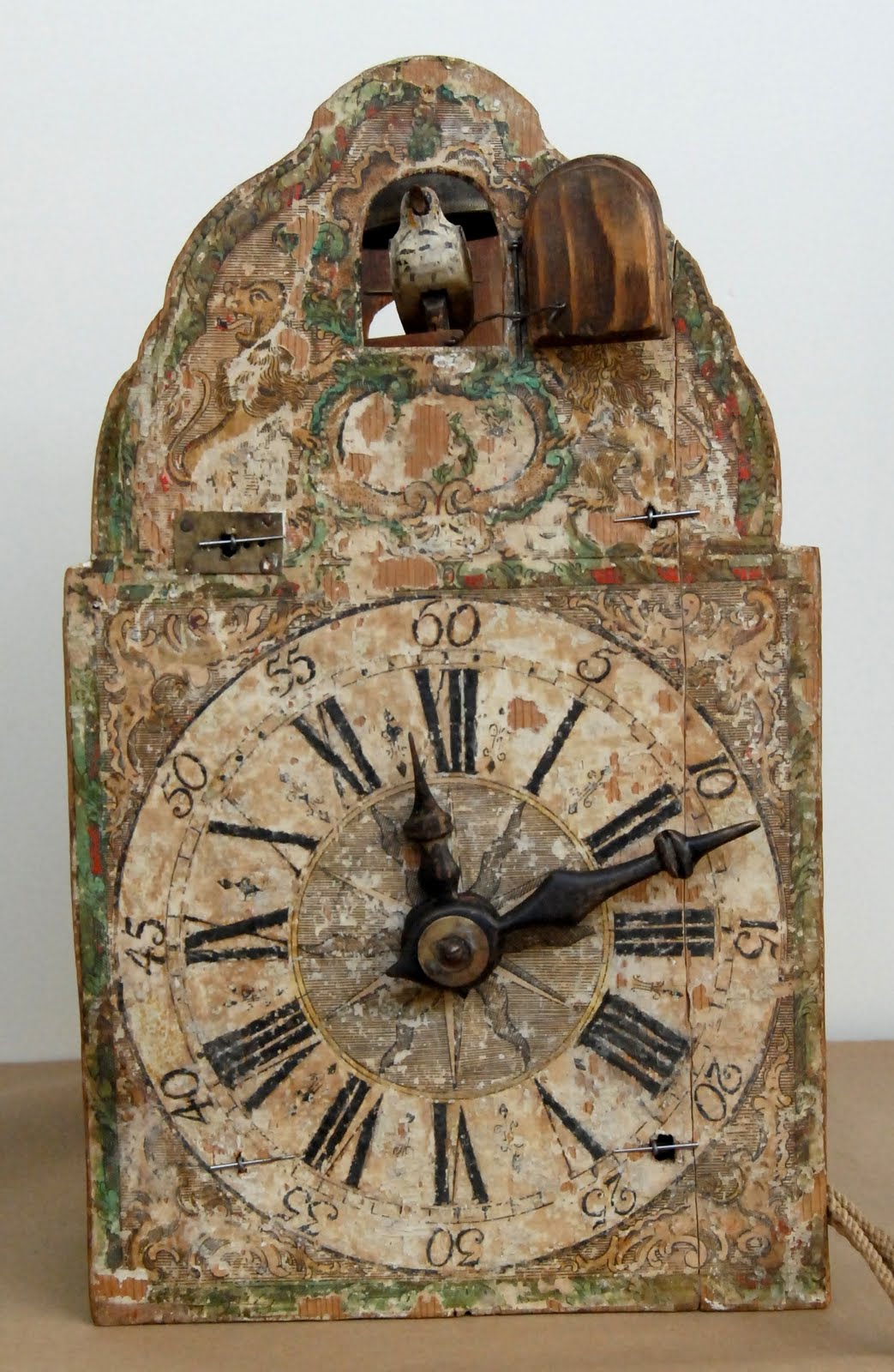 Black Forest Clocks: An Ancient Black Forest Wood Wheel Cuckoo Clock ...
