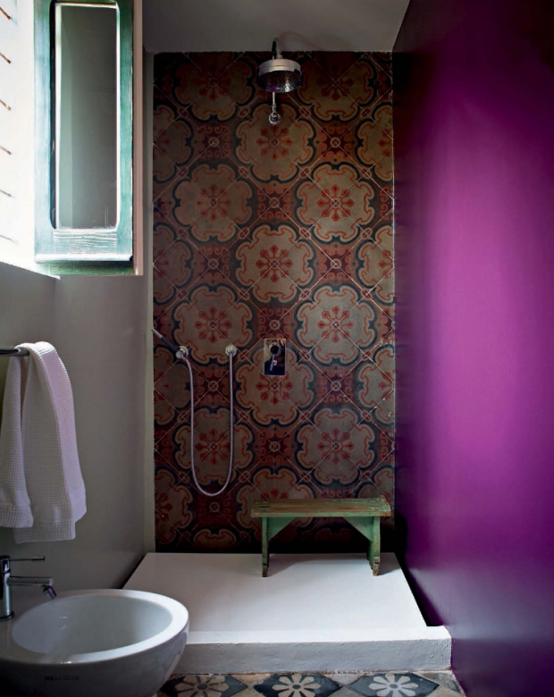The Granite Gurus: 5 Showers with Fun & Unique Tile