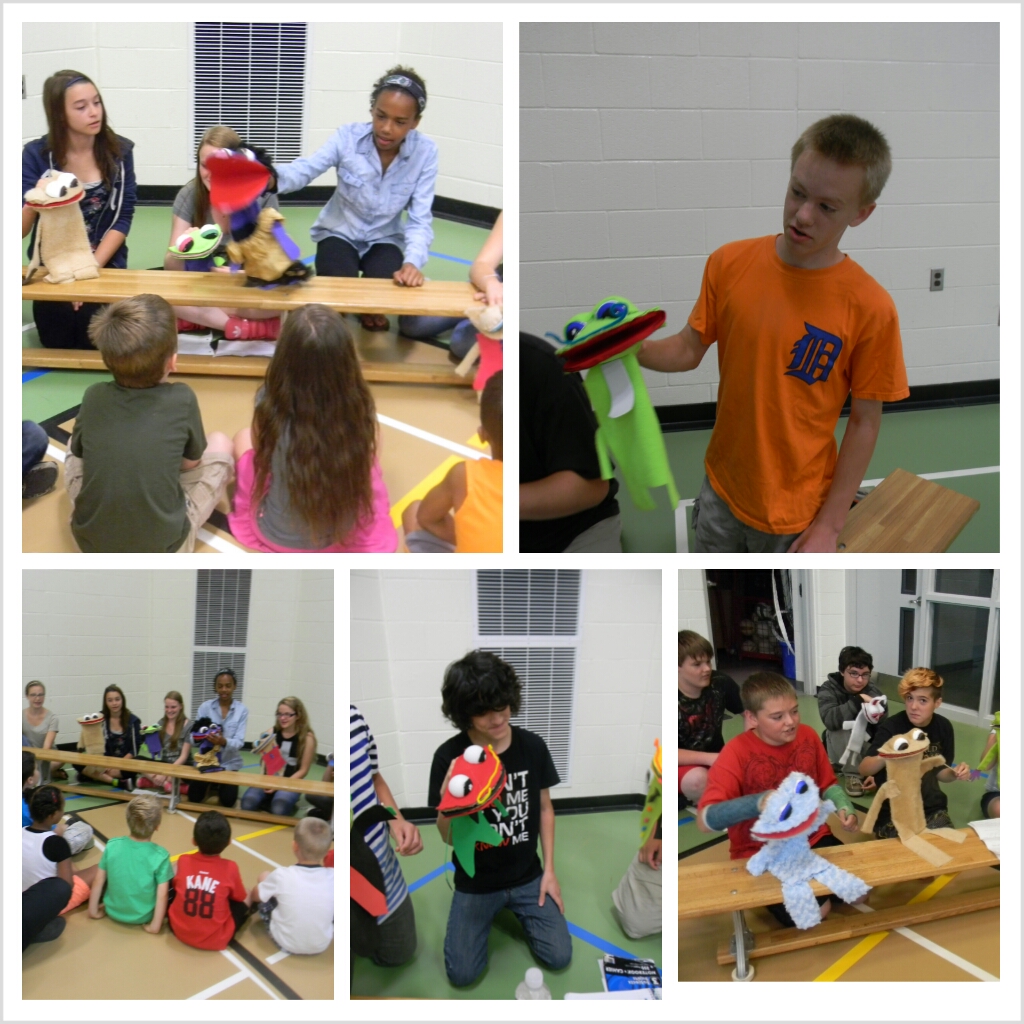 The Wonderful World of Kindergarten: Puppet creations by the grade 7 ...