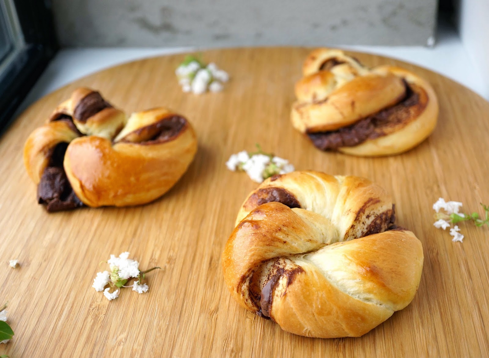 Miss Hangrypants: Nutella Twisted Brioche Buns