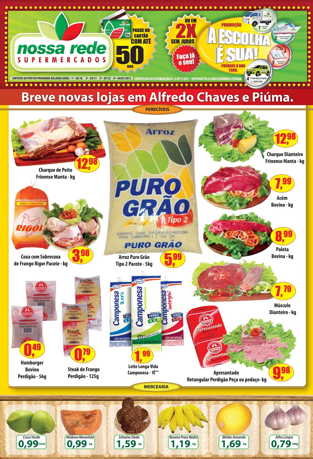 RG Marketing e Propaganda: Folheto de ofertas - Nossa Rede Supermercados