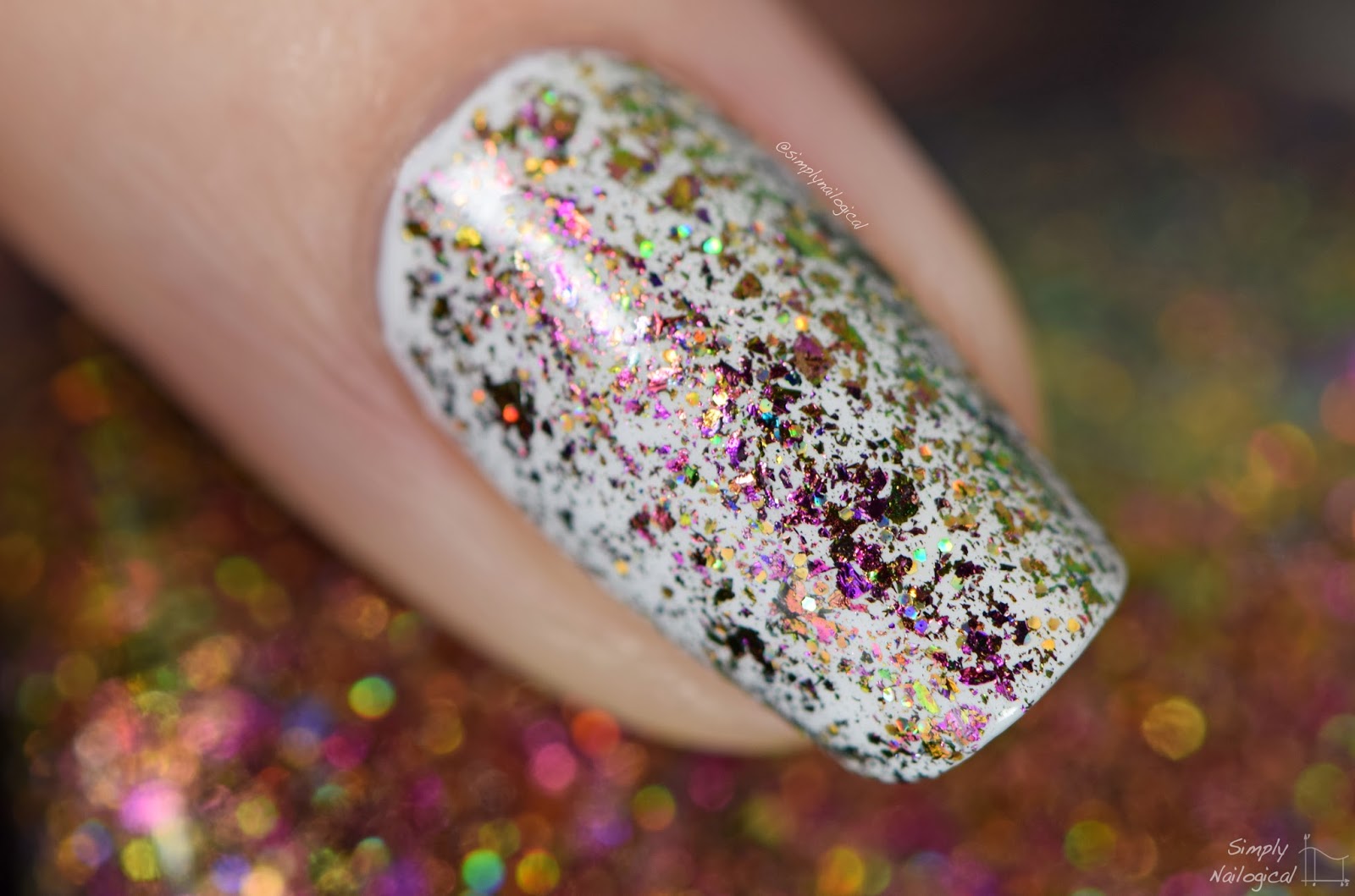 Simply Nailogical: Starrily flakies: Get excited for some flakie porn