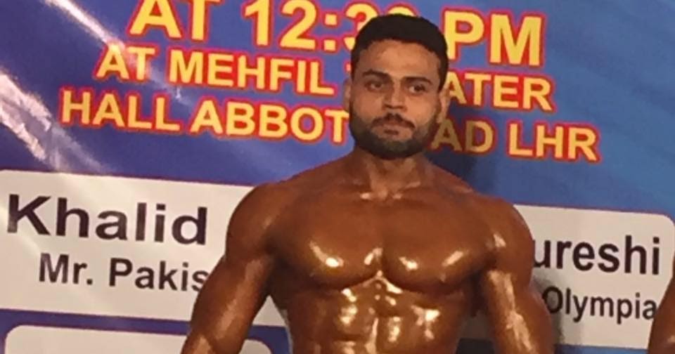 world bodybuilders pictures: pakistani bodybuilder adil