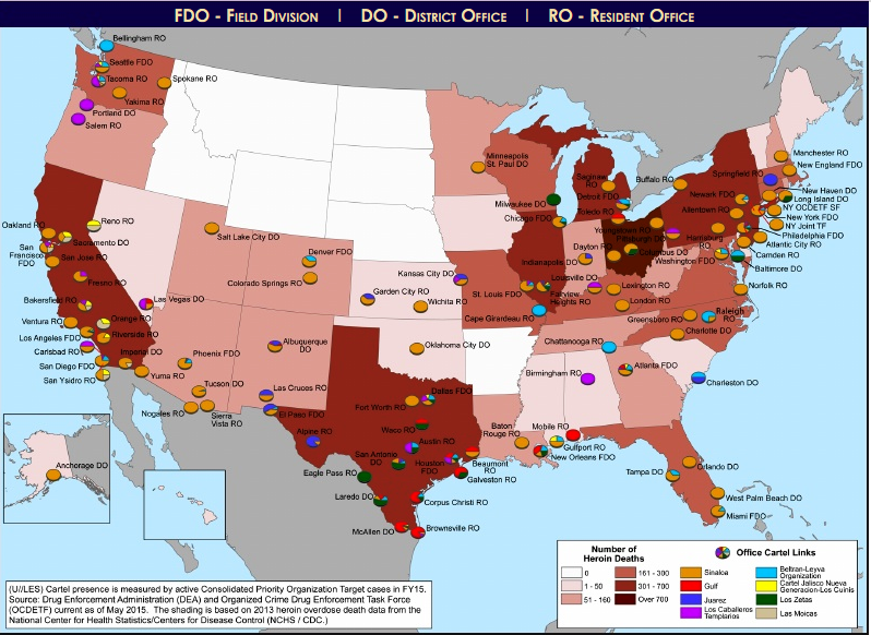 DEA: Mexican Cartel influence in the U.S. 2015 ~ Borderland Beat