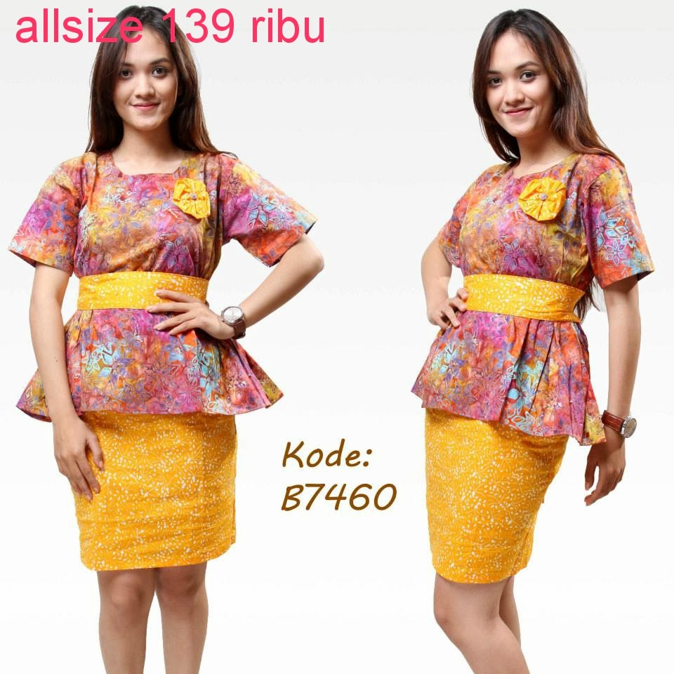 Contoh Model Baju Batik | Model Baju Batik