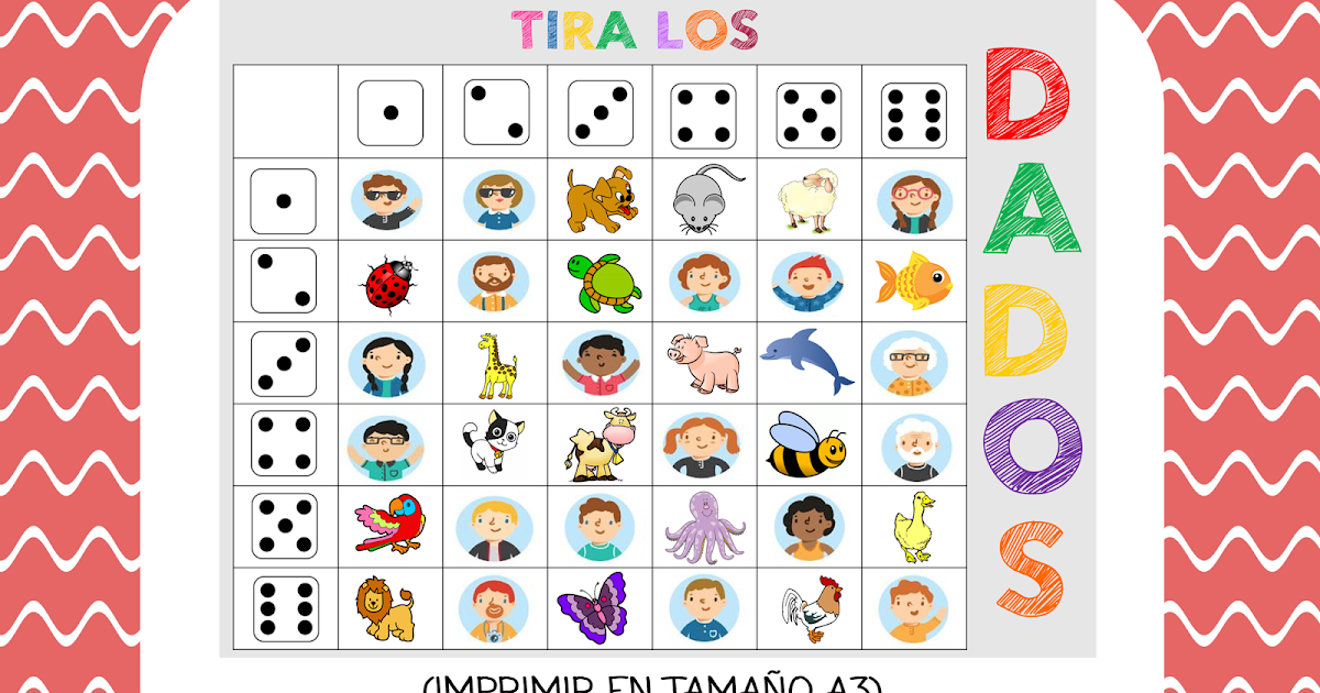 Recursos de Andrea: ¡ Tira los dados