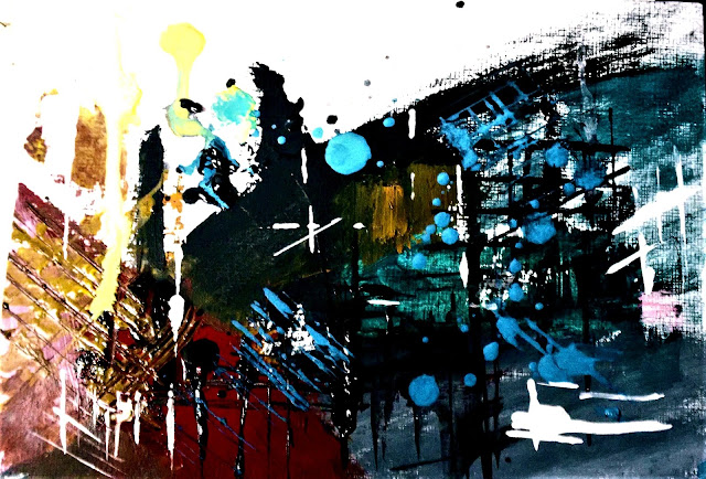 MIS CUADROS (Pintura abstracta): ABSTRACCIÓN GESTUAL 5/2017