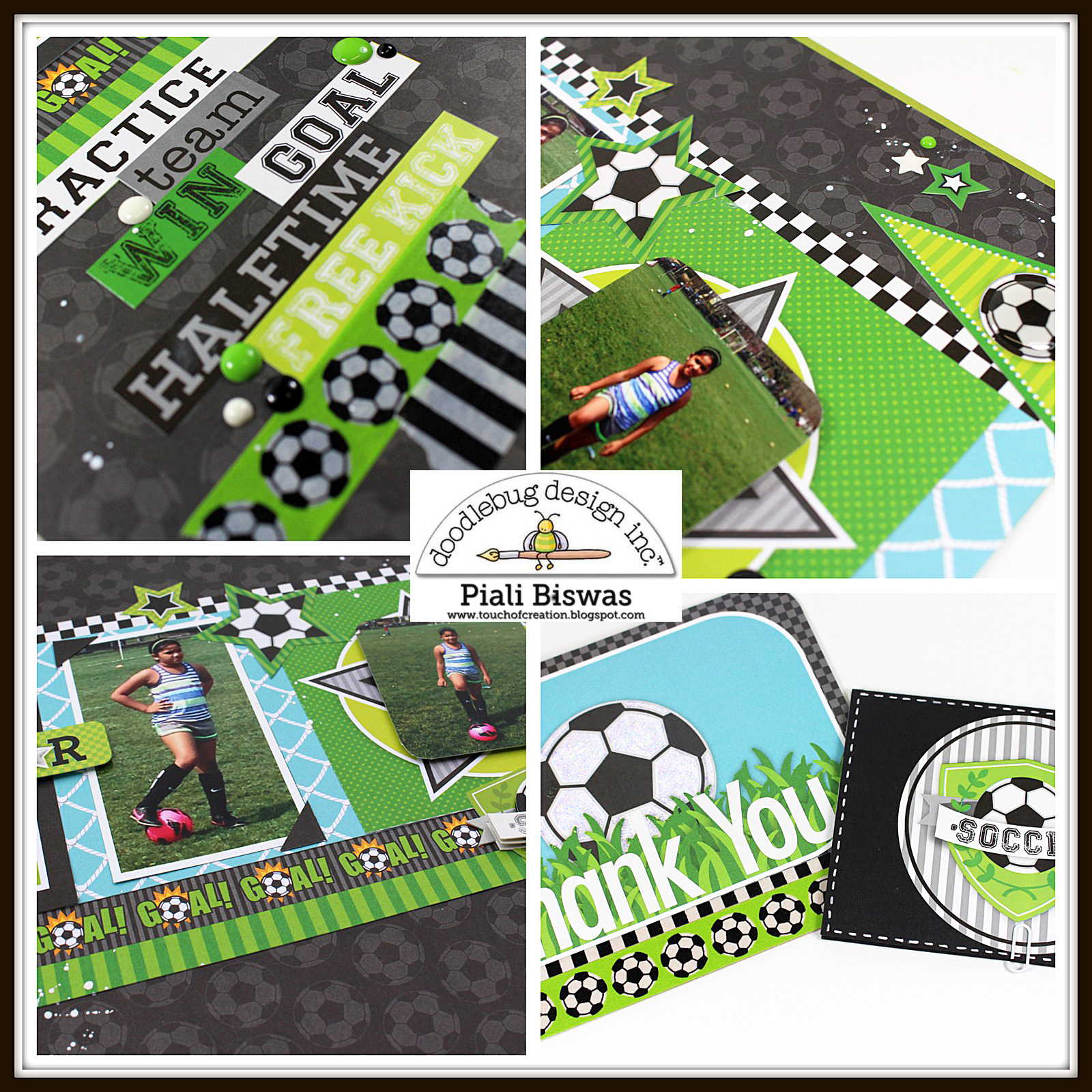 Doodlebug Design Inc Blog: GOAL! Collection: Soccer Set by Piali