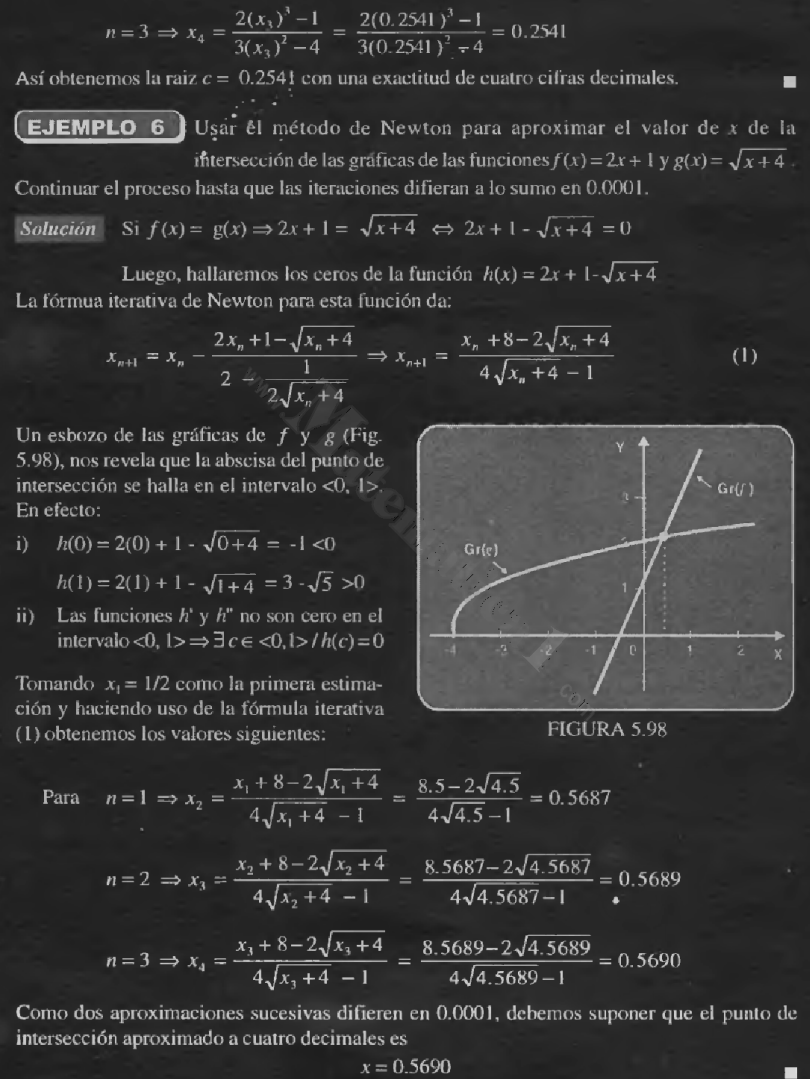 Metodo De Newton Raphson Ejercicios Resueltos Pdf