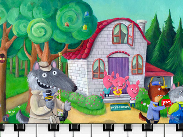 Madame Colonelle Design - children's illustrations: The Three Piggy ...