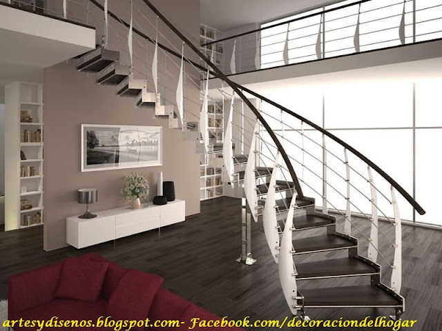 DISEÑO DE BARANDAS PARA ESCALERAS : Decoración del Hogar, Diseño de ...