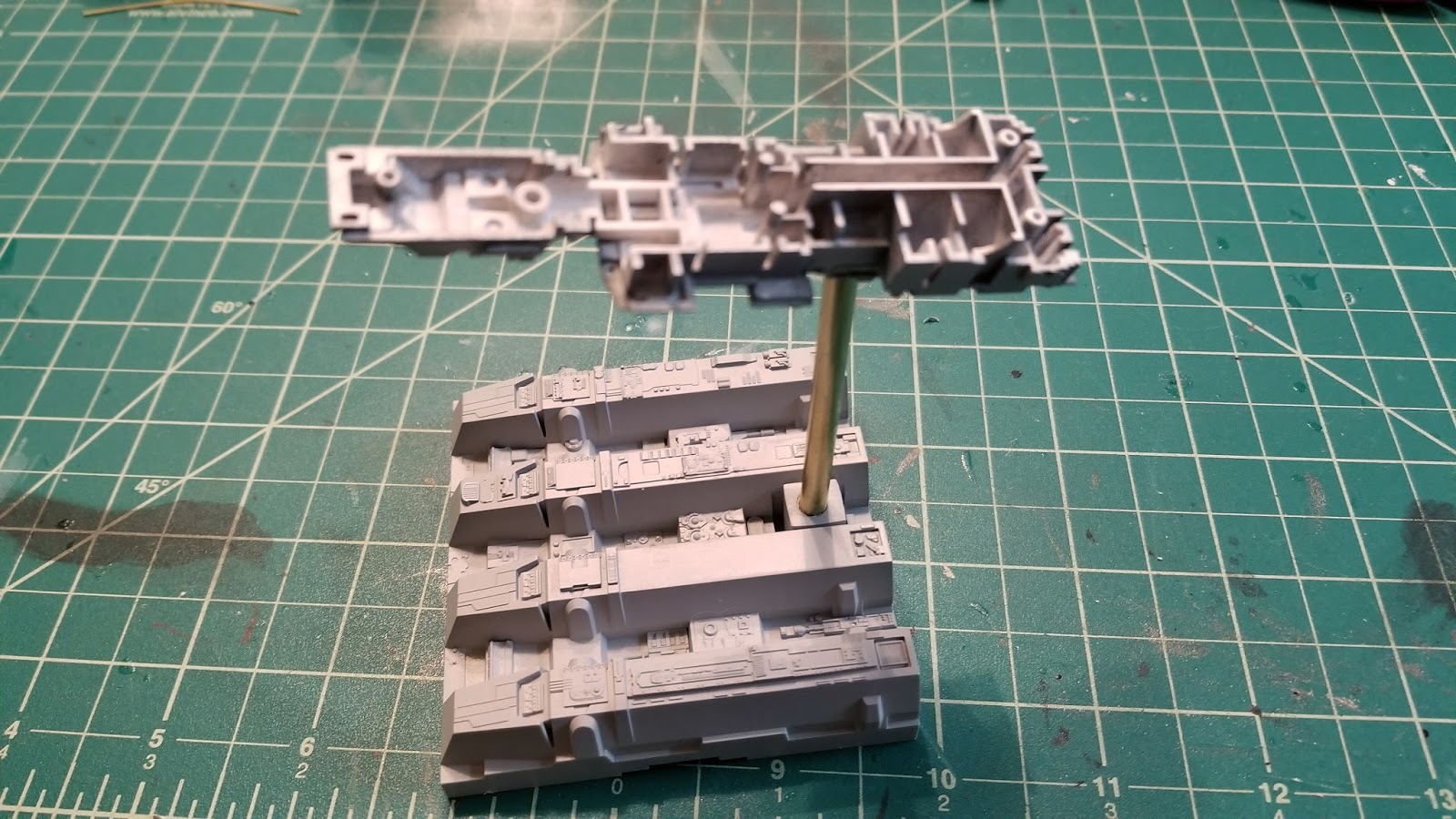 Bandai Y-Wing Starfighter Model Build: Part V Base and electronics