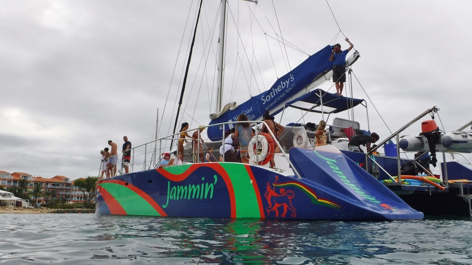 Travel with Kevin and Ruth: A blast on the Jammin' Barbados Catamaran ...