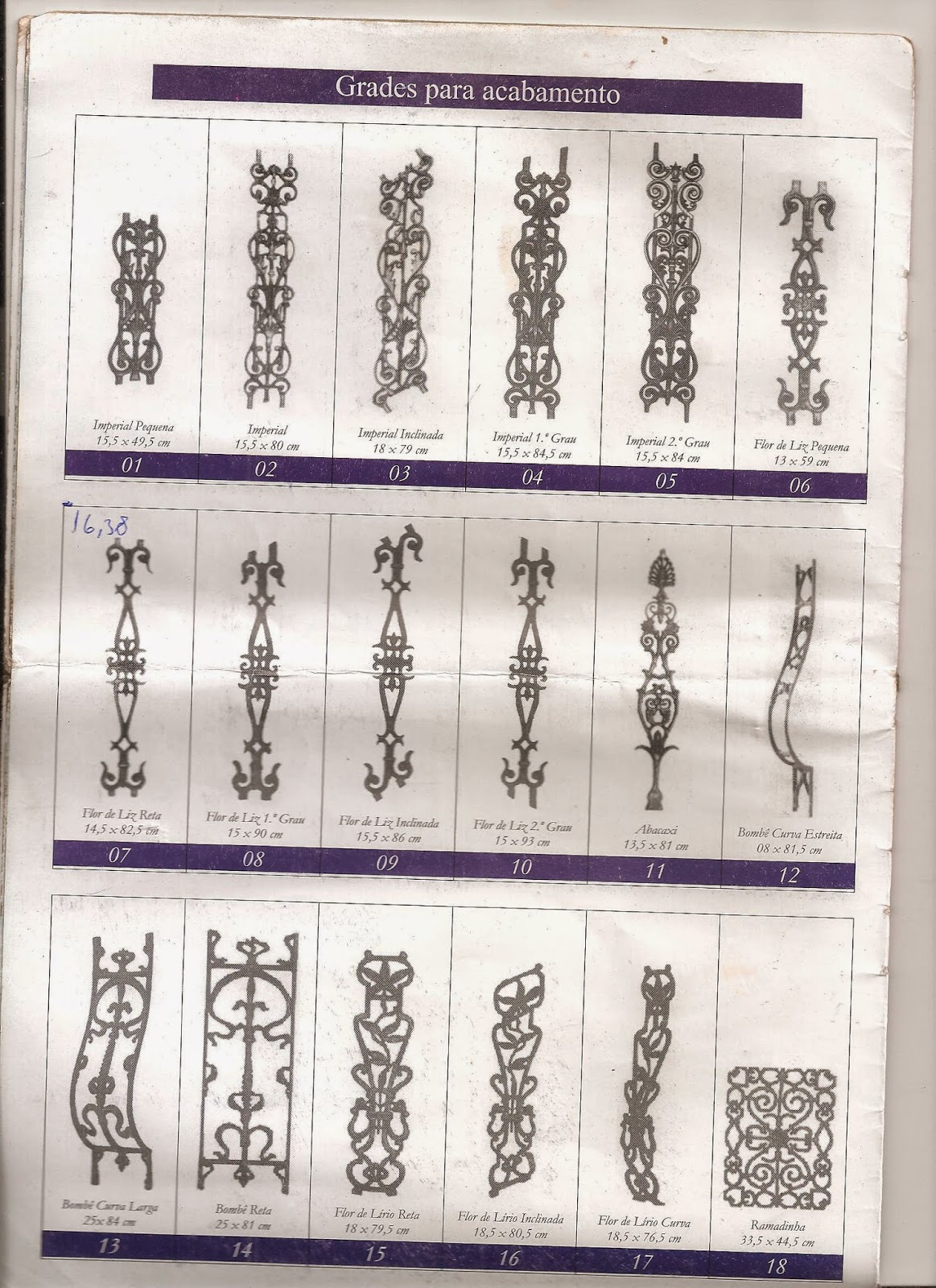 Serralheria Prados Verdes: Catálogo De Ferro Fundido!