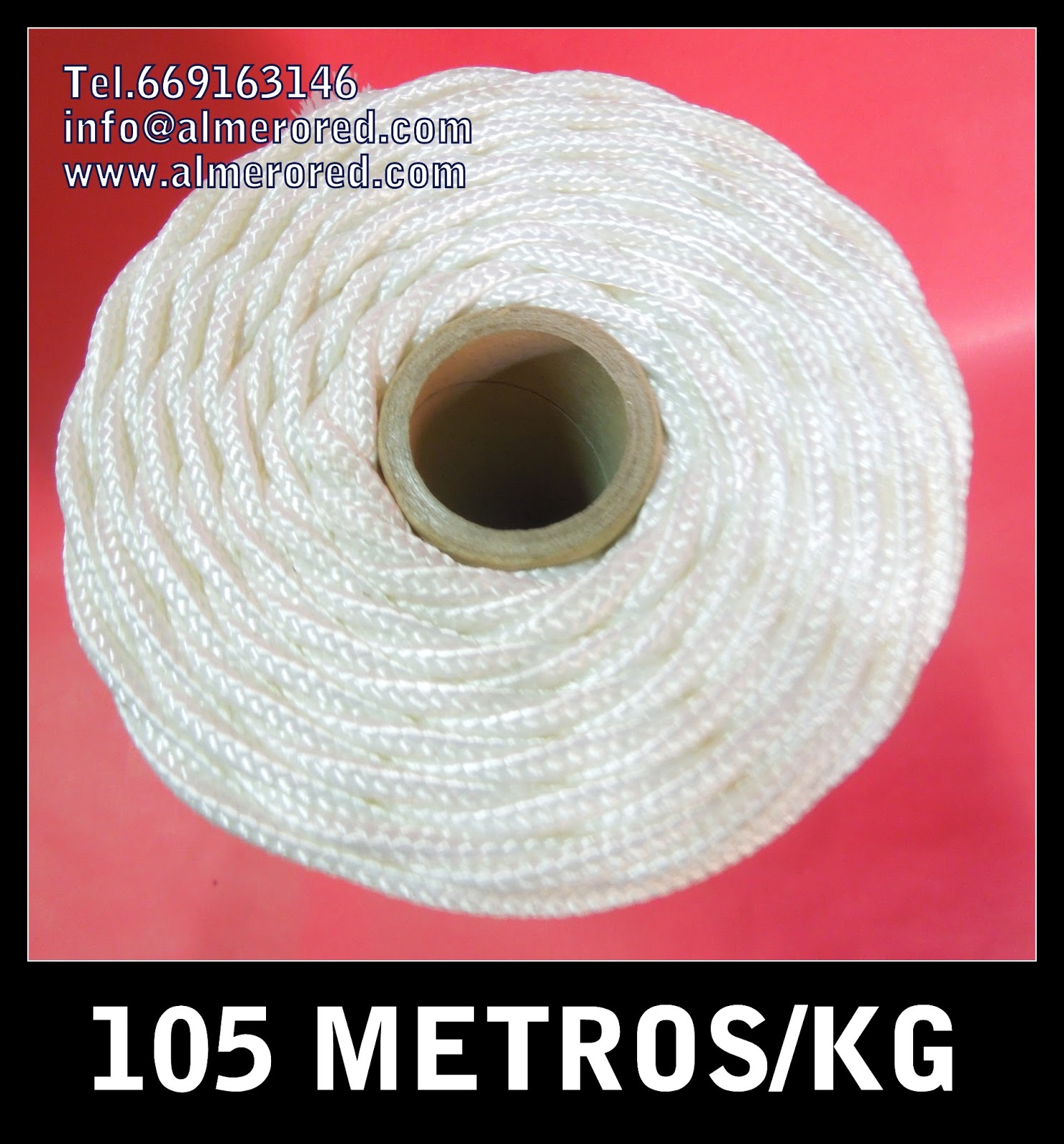 Hilo nylon trenzado 4840/5 - Almerored