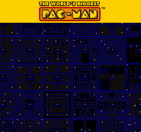 One Lost Road: Geek Journeys: World's Biggest Pacman Game