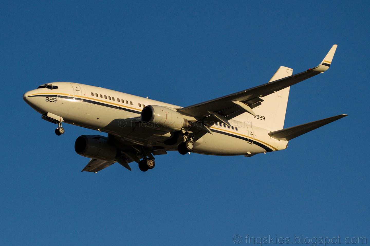 Far North Queensland Skies: US Navy C-40 165829 departs