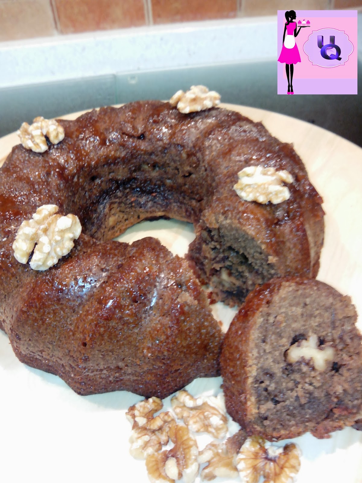 Universo Queque: Queque/ Bizcocho de Café y Nueces