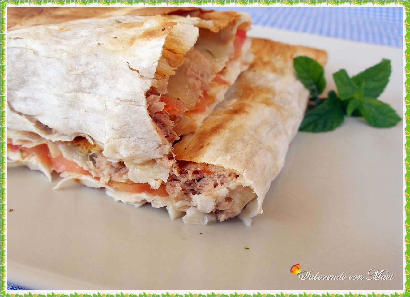 Saboreando con Mavi: Rollitos de pan lavash