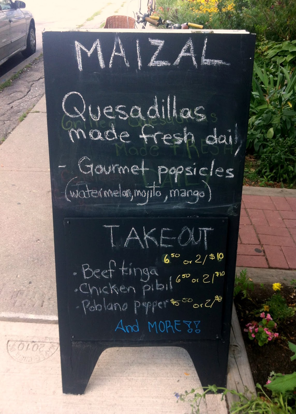 Maizal Quesadilla Café - Food Junkie Chronicles