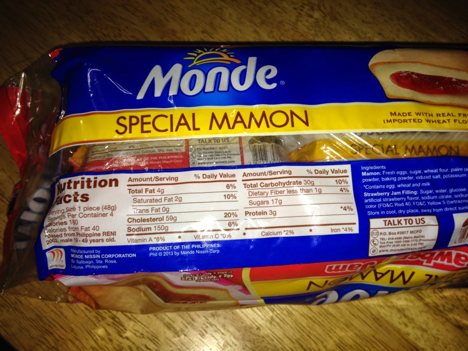 Stylestat: Monde Nissin Special Mamon Strawberry Jam