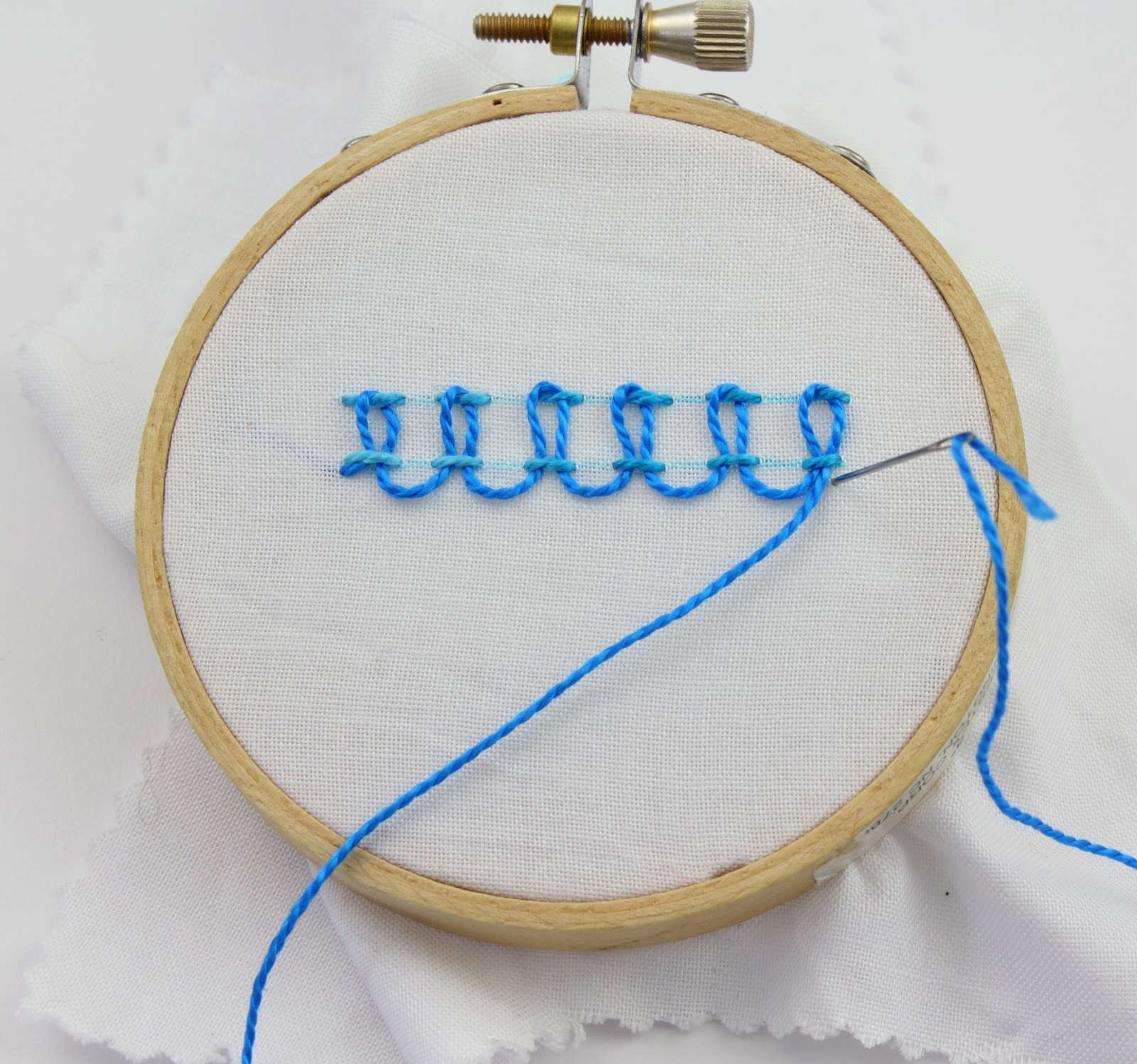Threaded Running Stitch