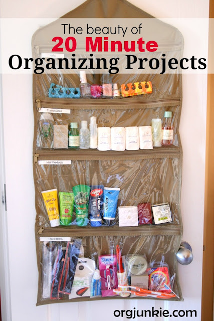 The Beauty of 20 Minute Organizing Projects