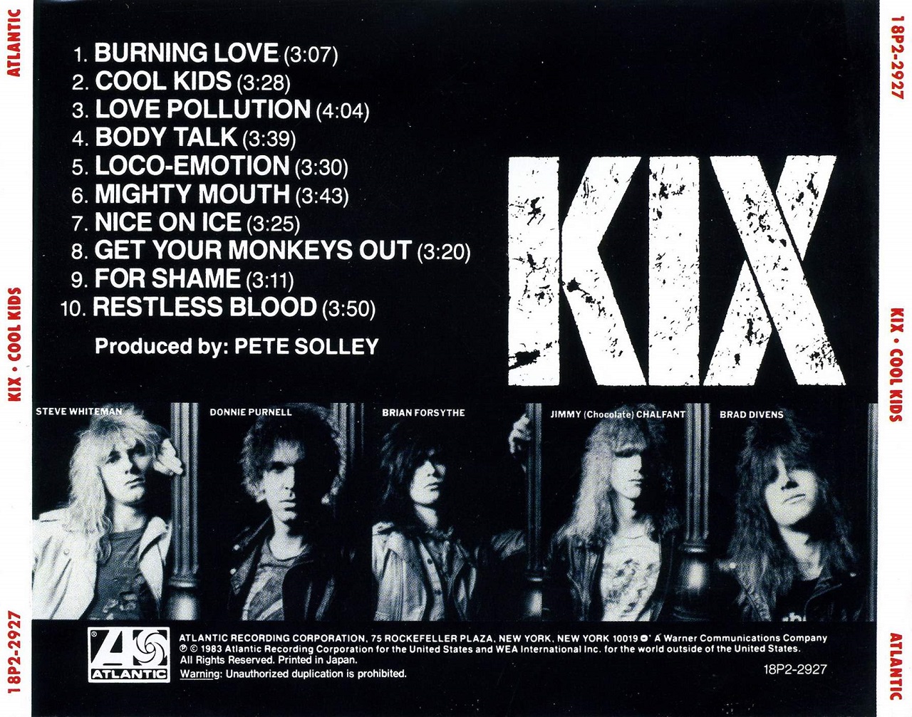 Cries from the Quiet World: Kix "Cool Kids"