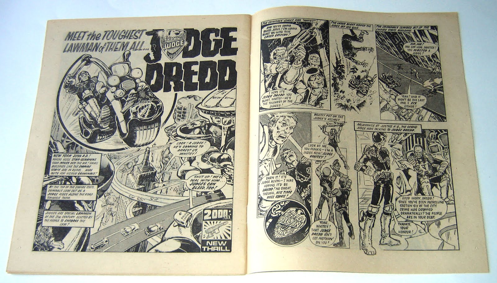 BLIMEY! The Blog of British Comics: 40 years of Judge Dredd!