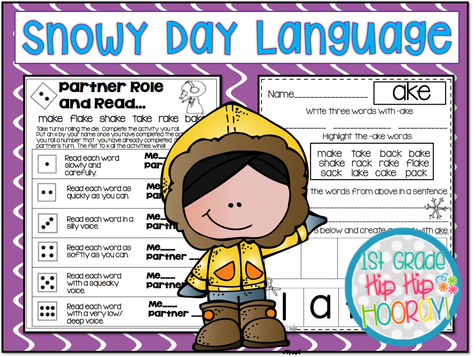 1st Grade Hip Hip Hooray!: Reading, Writing, and Word Work are SNOW ...