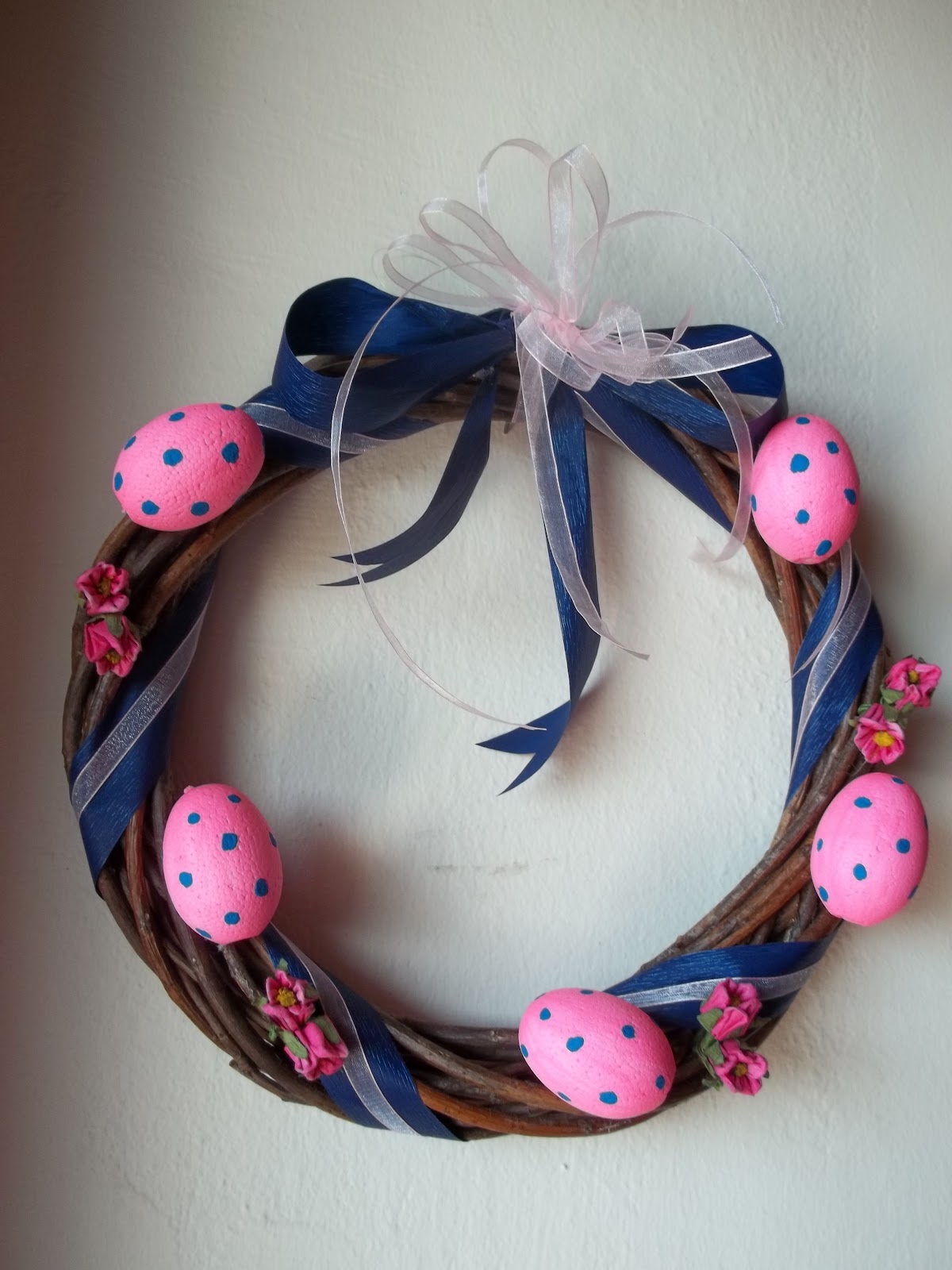 mary's crafts: ΠΑΣΧΑΛΙΝΑ ΣΤΕΦΑΝΙΑ!!!