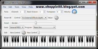 Virtual Midi Piano Keyboard - Choppie88