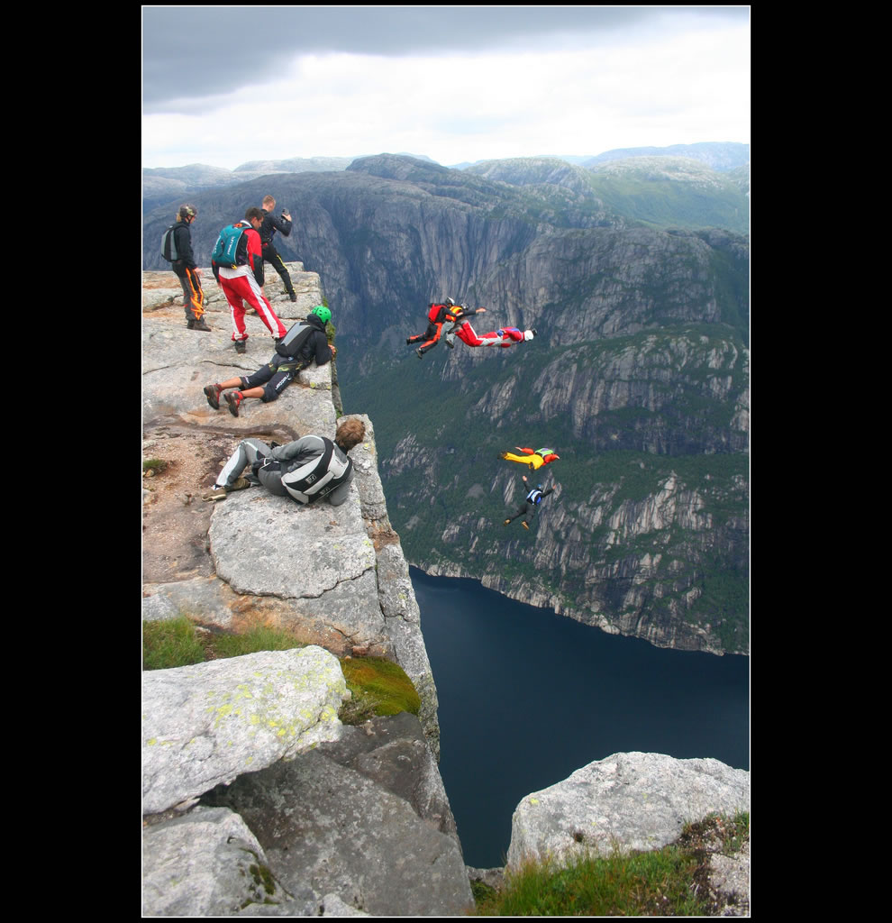 Amazing Cliffs of Norway- BASE Jumpers Paradise- 26 Images « justglamgirls