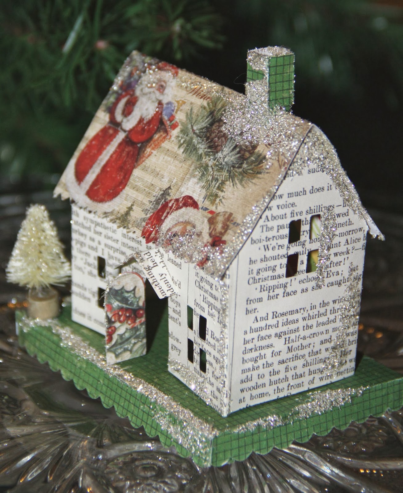 Isa Creative Musings: Sugar Plum Bazaar - Vintage Inspired Paper Houses