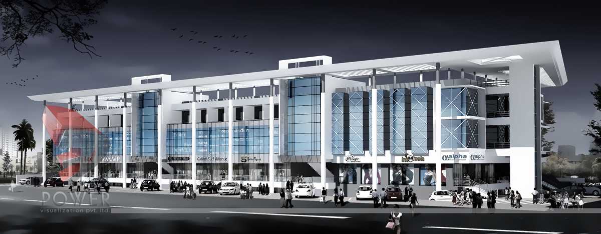 malls | multiplexes | 3d design