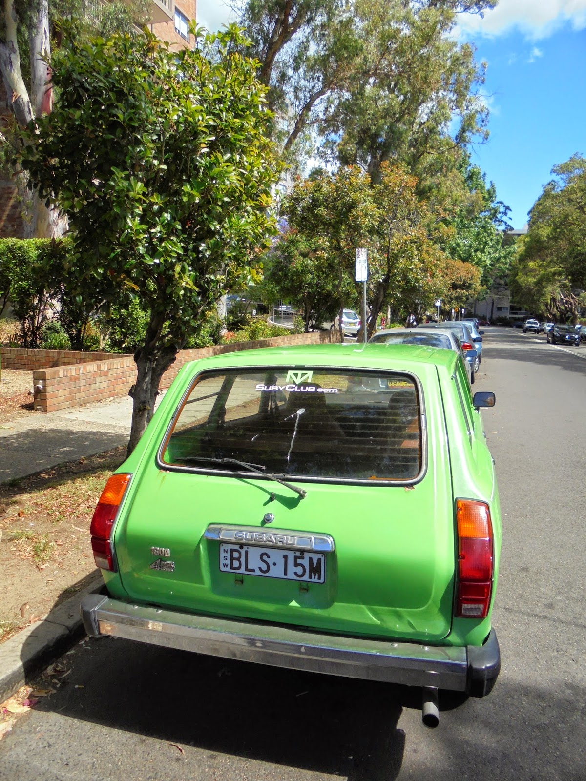 Aussie Old Parked Cars: 1979 Subaru 1600 4WD Wagon