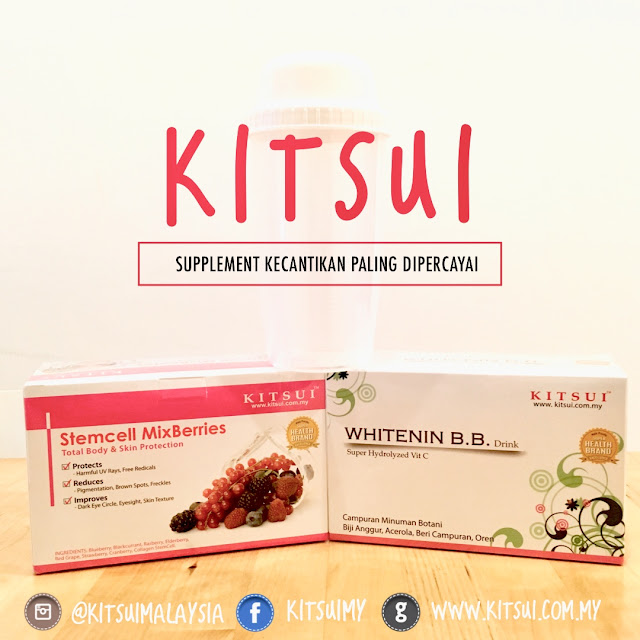Kitsui Whitenin B.B dan KITSUI STEMCELL MIXBERRIES REVIEW | Mimin Adam