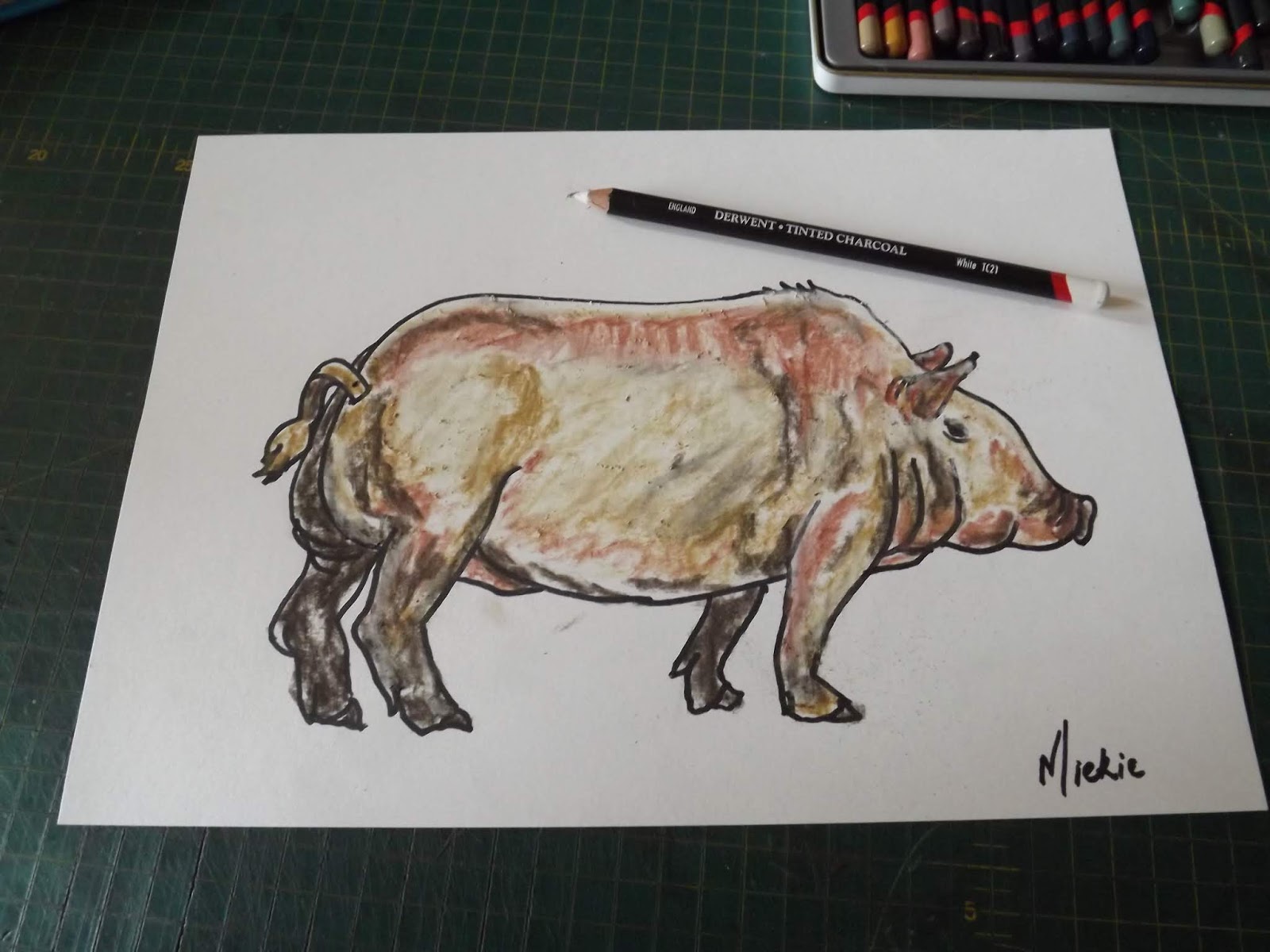 A Pretty Talent Blog: How to draw: A Pig