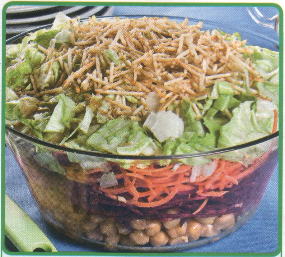 De todo un poco...: Receta de ensalada colorida