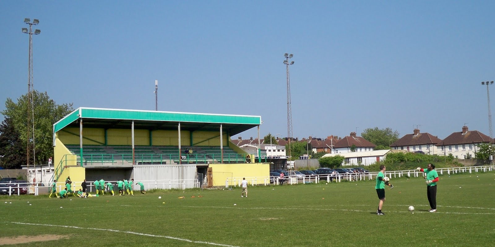 Football Grounds visited by Richard Bysouth: Haringey Borough FC