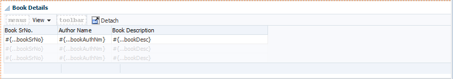 Oracle Middleware Fusion How To Populate Data In Adf Table From Bean Using Pojo Populating Af
